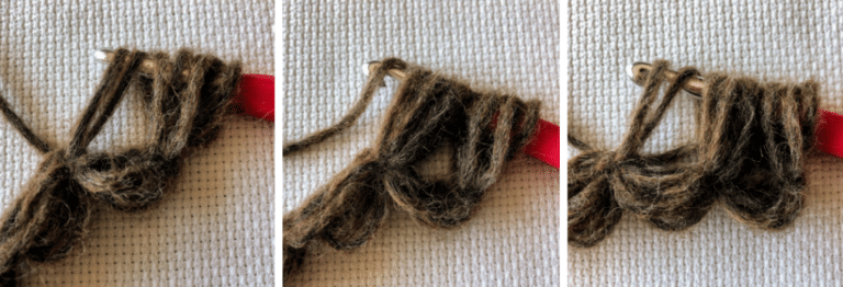 3-Puff Cluster - Jasmine Stitch Series | Fluffy Stitches