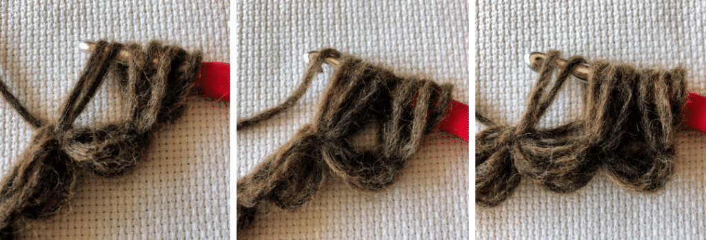 3-Puff Cluster - Jasmine Stitch Series | Fluffy Stitches