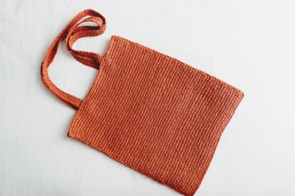 Tunisian Raffia Tote | Fluffy Stitches