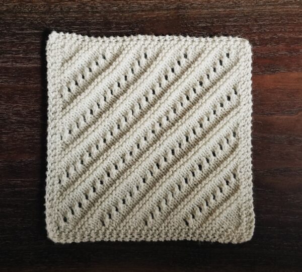 Traveling Knit Afghan - Square Four by knitbrooks | Fluffy Stitches