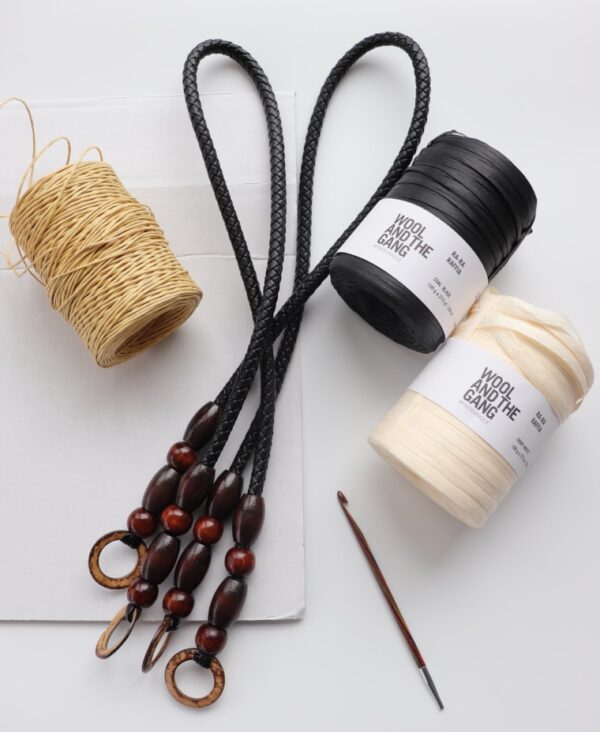 Tunisian Raffia Bag Project | Fluffy Stitches